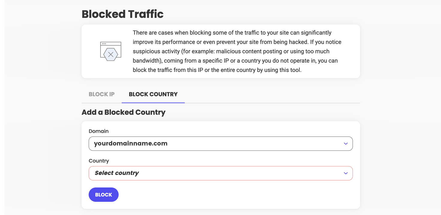 You Can Now Block Country Traffic to Protect your Website - SiteGround Blog