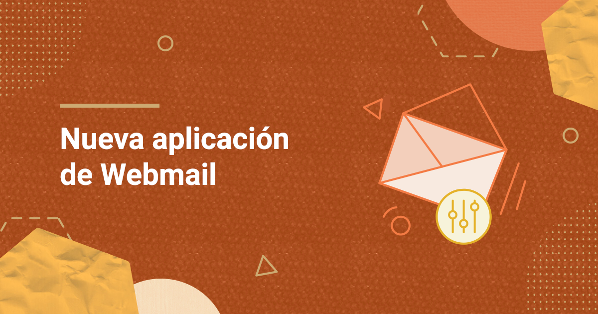 Nueva aplicación de Webmail para administrar la configuración de correo ...