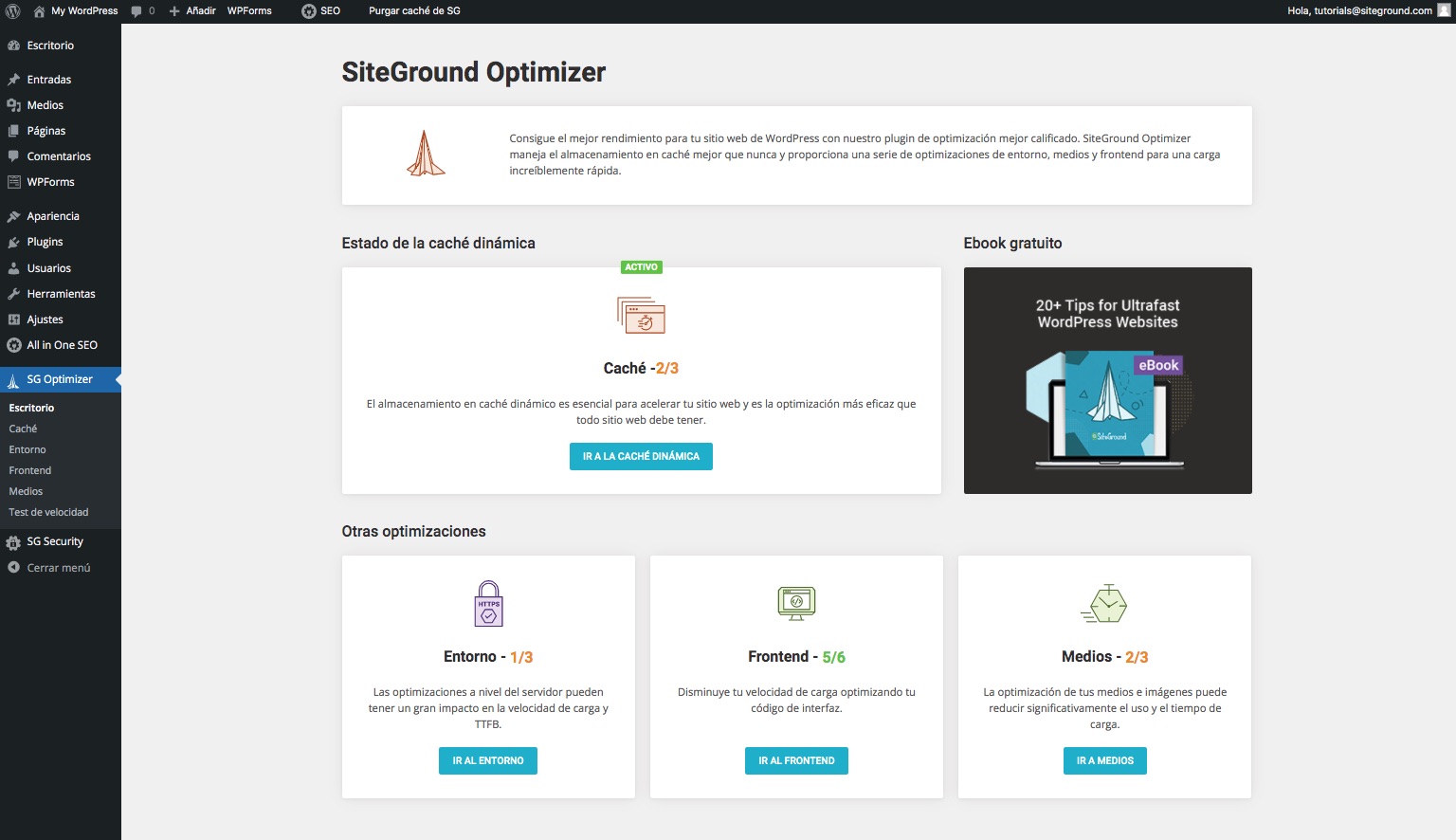 SiteGround Optimizer v6